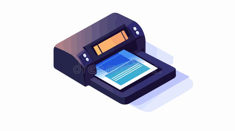 Professional Printer Icon Vector Illustration for Print Services and ...