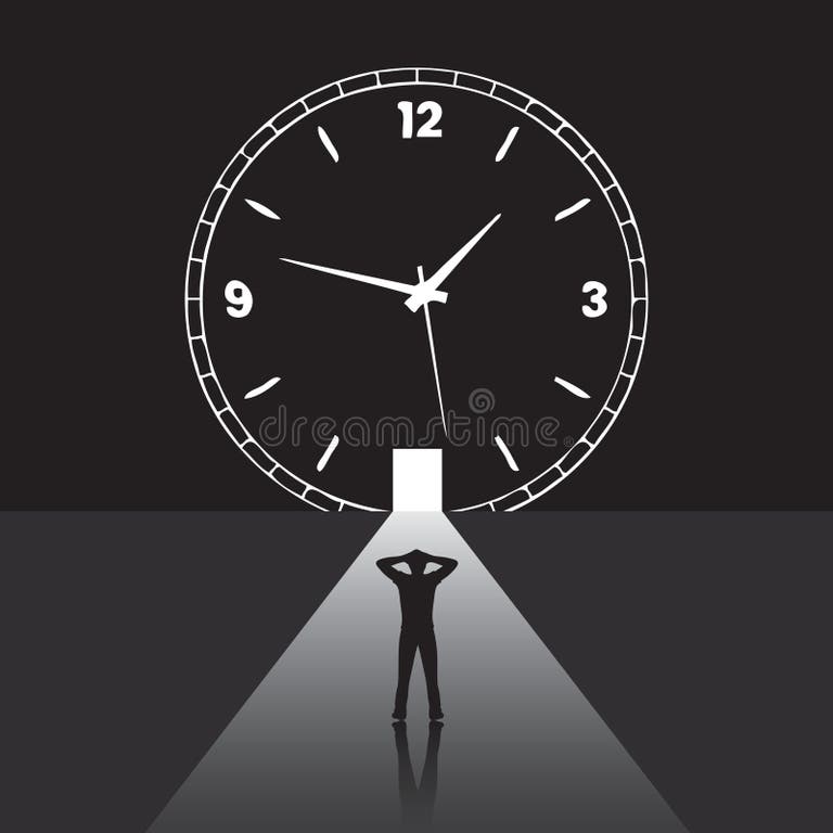 Vector Illustration of Procrastination Stock Vector - Illustration of ...