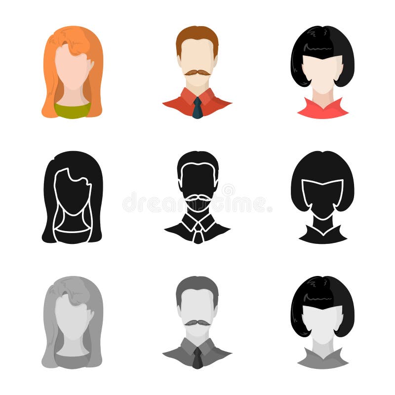 Vector Design of Professional and Photo Sign. Collection of ...