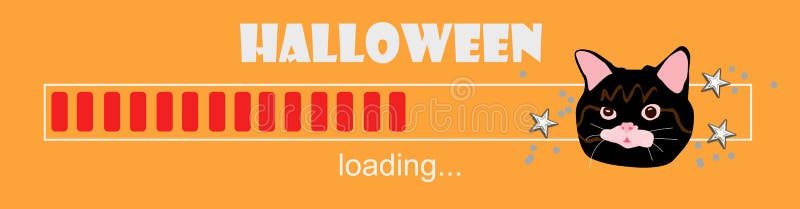 Vector Illustration of Progress Bar Stock Vector - Illustration of ...