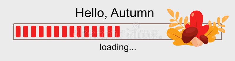 Vector Illustration of Progress Bar Stock Vector - Illustration of ...