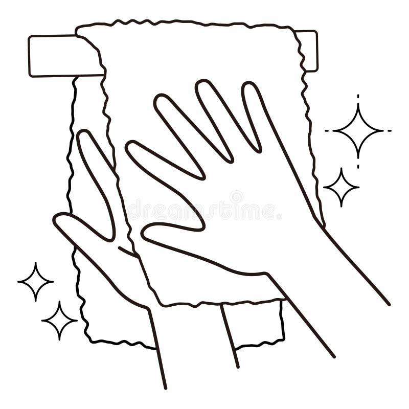 Flat Vector Illustration Showing How To Properly Wash Your Hands To ...