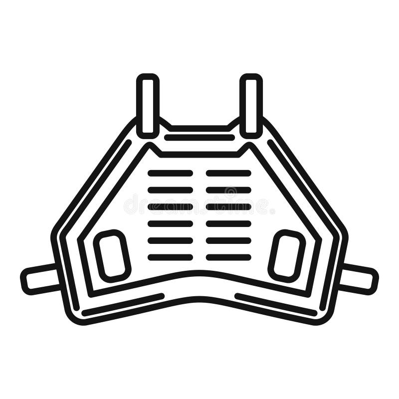 Vector Illustration of Protective Dust Mask Stock Vector - Illustration ...