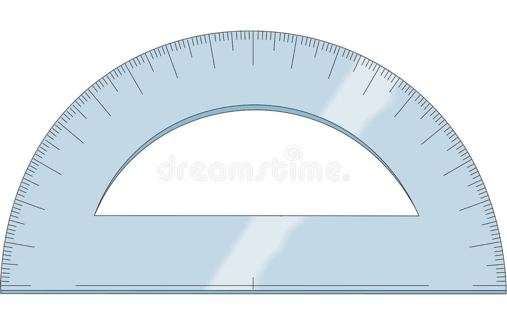 Mechanical Protractor Stock Illustrations – 340 Mechanical Protractor ...