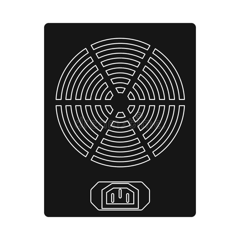 Vector Illustration of Psu and Unit Icon. Collection of Psu and Box ...