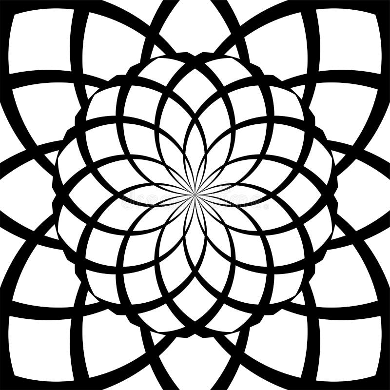 Vector Illustration Psychedelic Spiral Effect Stock Vector ...