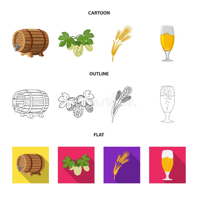 Vector Design of Pub and Bar Symbol. Collection of Pub and Interior ...