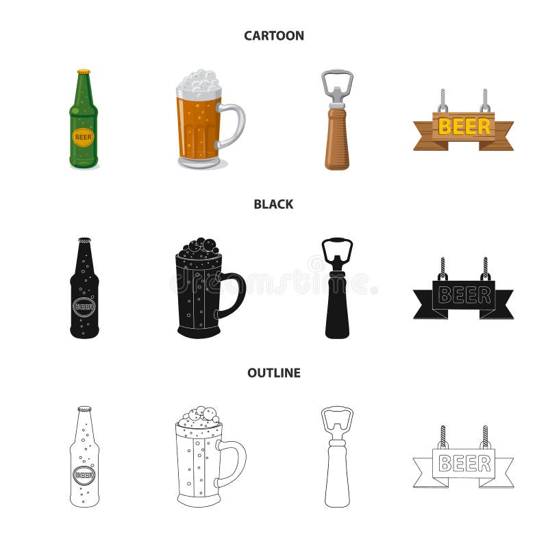 Vector Design of Pub and Bar Symbol. Collection of Pub and Interior ...