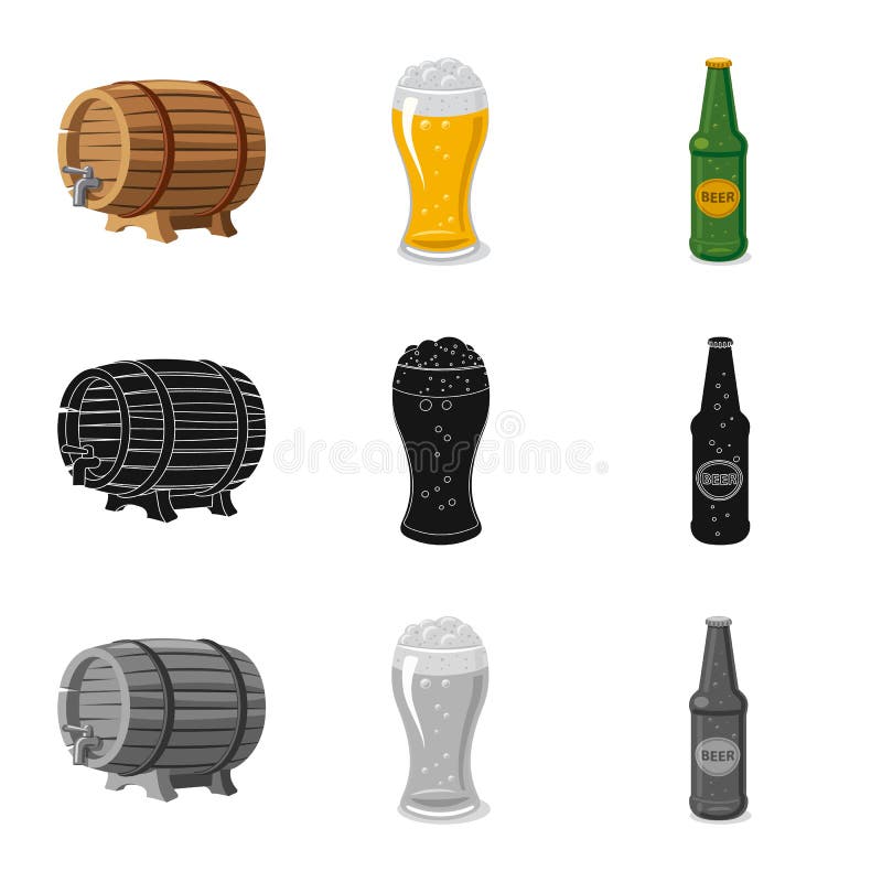 Vector Design of Pub and Bar Icon. Collection of Pub and Interior Stock ...
