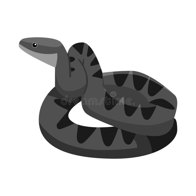 Vector Design of Python and Serpent Sign. Graphic of Python and ...