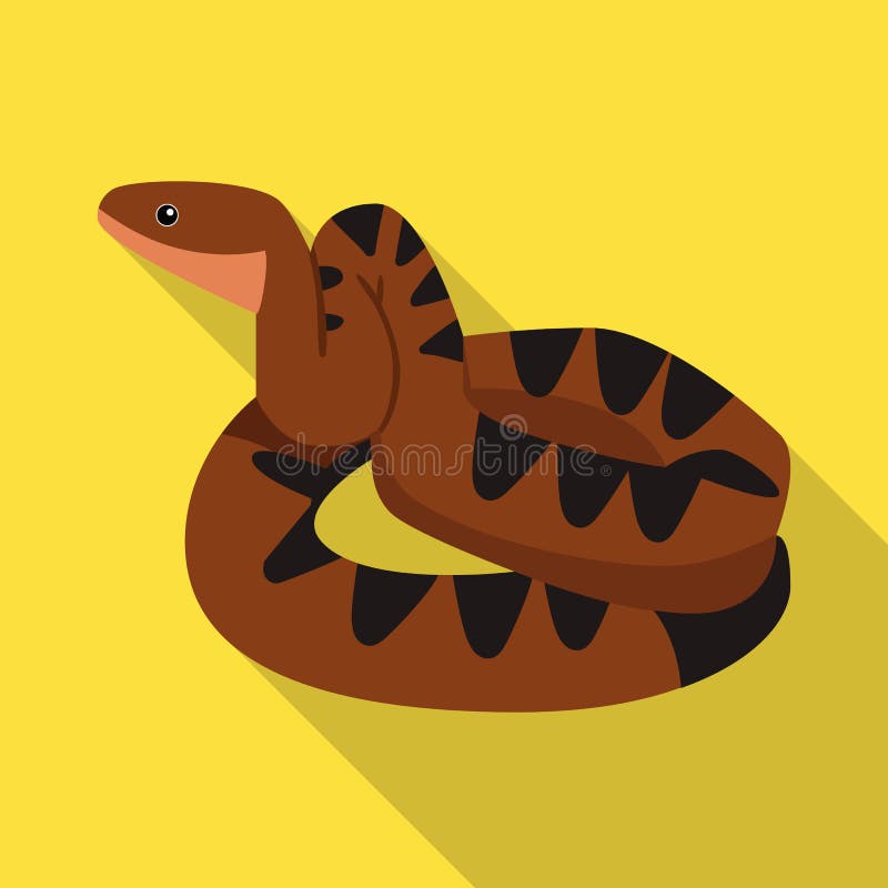 Vector Illustration Of Python And Serpent Sign Graphic Of Python And Crawling Stock Symbol For
