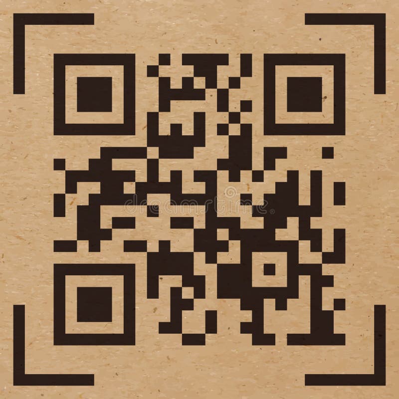 QR Code Sample for Scanning, Isolated on Transparent Background, Vector ...