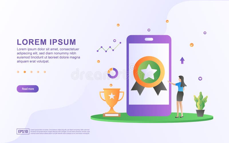 Vector Illustration of Quality Concept. Business People are Checking ...