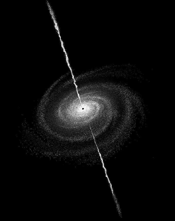 Quasar stock illustration. Illustration of isolated, cosmos - 12885411