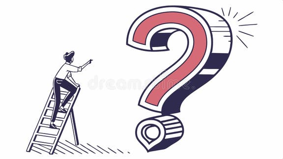 Question Mark Illustration, Curiosity and Problem-solving Symbol Vector ...
