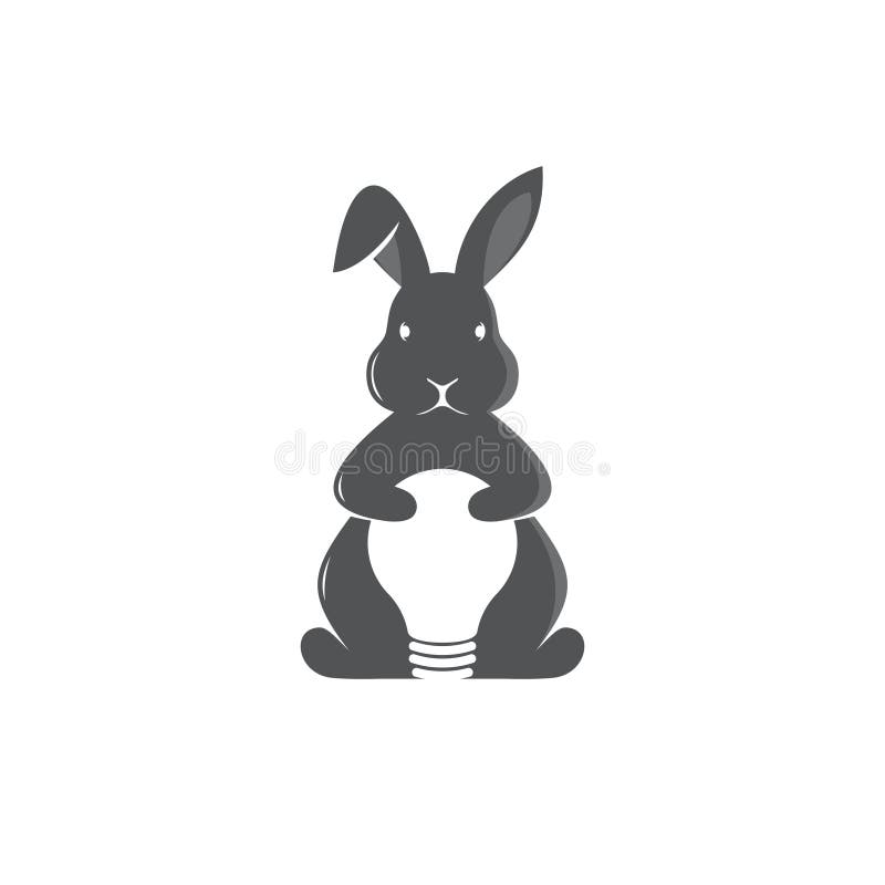 Rabbit Logo Simple Minimalist Design, Modern Rabbit Logo Design ...