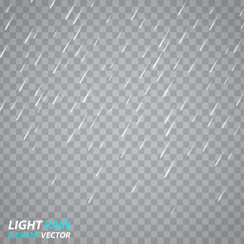 Vector Illustration of Rain. Stock Vector - Illustration of climate ...