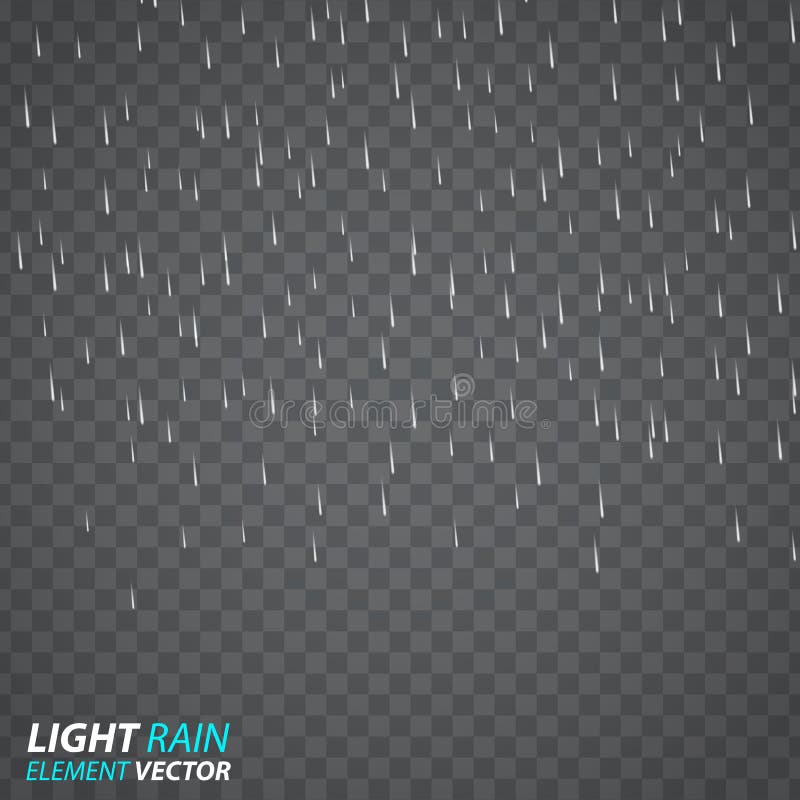 Vector Illustration of Rain. Stock Vector - Illustration of nature ...