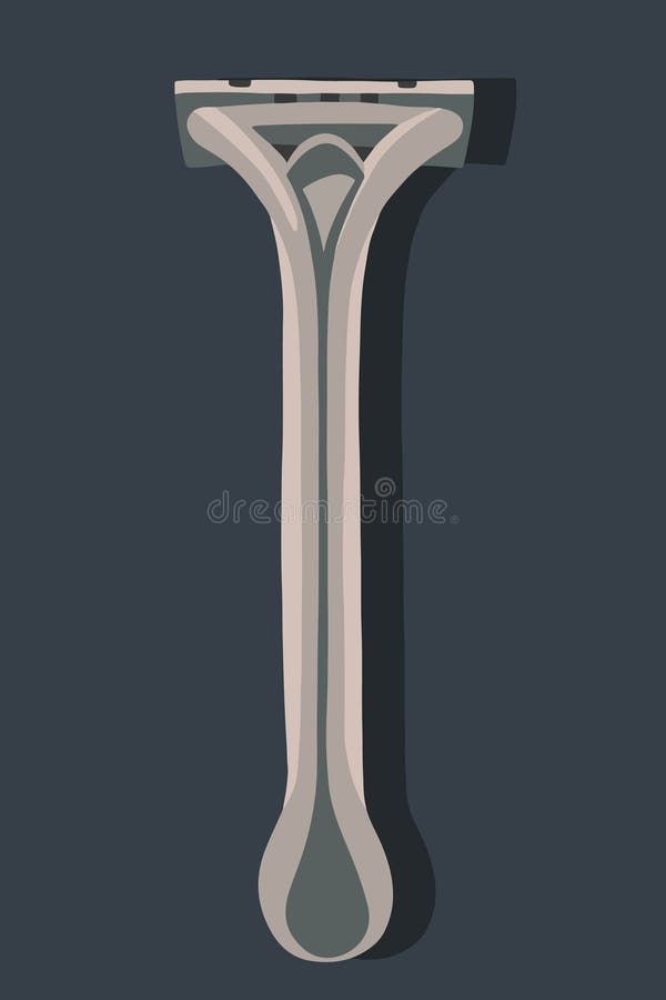 Vector Illustration of a Razor Stock Vector - Illustration of blade ...