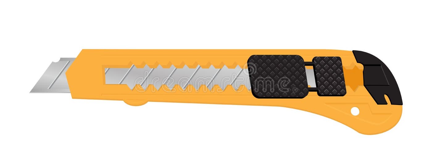 Box Cutter Stationary Utility Knife Stock Illustrations – 159 Box ...