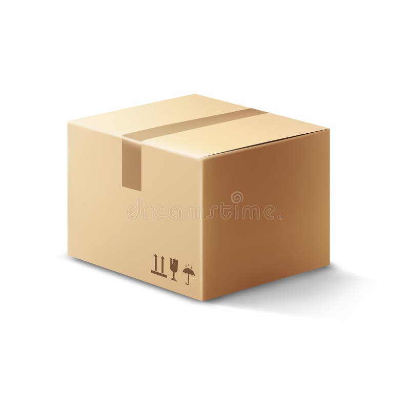 Closed Packing Box Vector Illustration Stock Illustrations – 5,688 ...