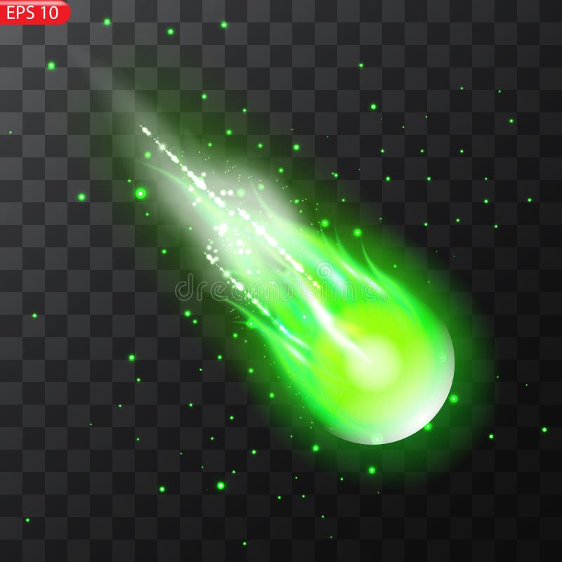 Magic Falling Meteorite Vector Illustration Stock Illustrations – 1,936 ...