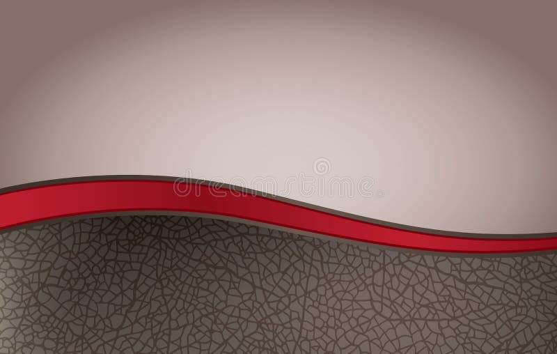 Curved Leather Header or Footer Stock Vector - Illustration of backdrop ...