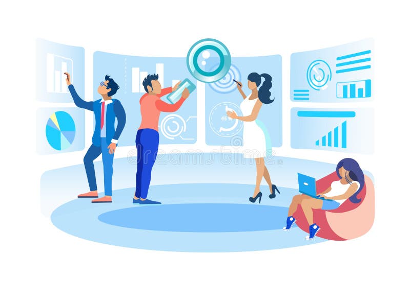 Vector Illustration Realization Certain Goals. Stock Vector ...