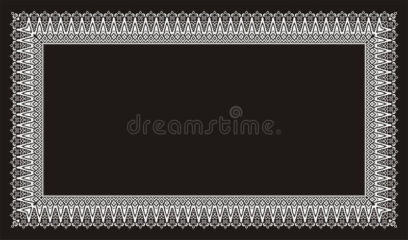 Vector Illustration of Rectangular Frame Elements Stock Vector ...