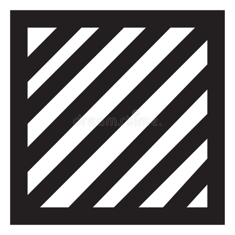 Vector Illustration of a Rectangular Stroke Stock Vector - Illustration ...