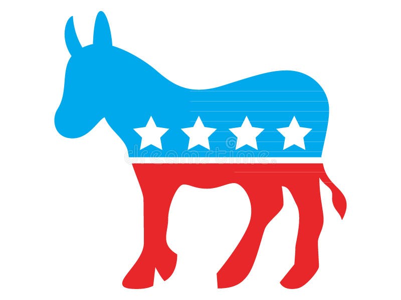 Symbol Democratic Party editorial photography. Illustration of token ...