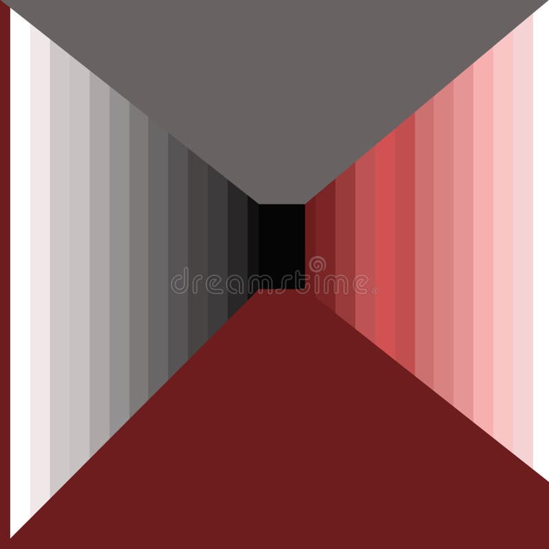 Vector Illustration of a Red Carpet in a Room with Color Grading. Stock ...