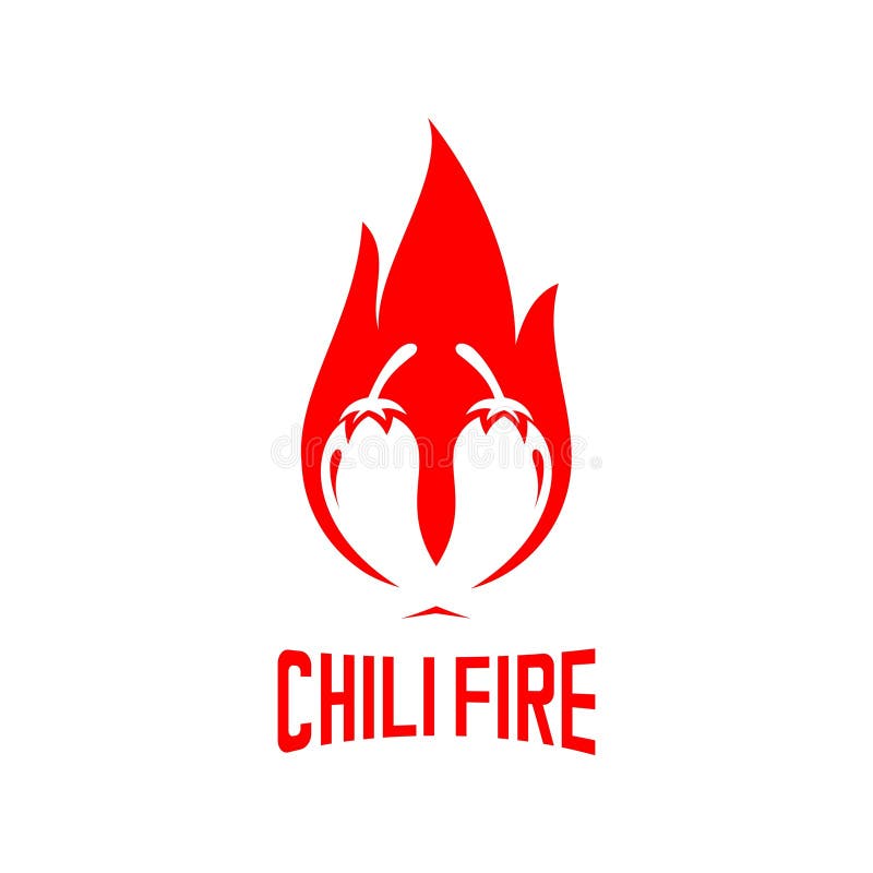 Chili and fire stock illustration. Illustration of organic - 278829533