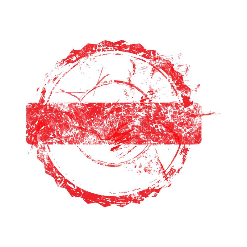 Vector Illustration Red Color of Grunge Rubber Stamp Basis Texture for ...