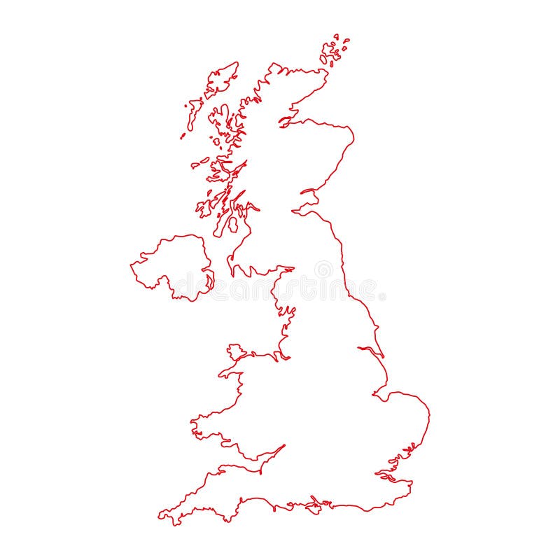 Blue Uk Map Outline Stock Illustrations – 317 Blue Uk Map Outline Stock ...