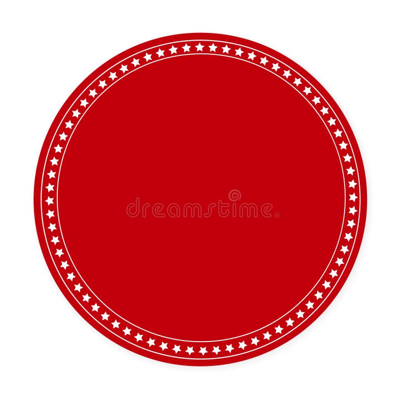 Round Banner with Gold Ribbon Banner and Gold Frame on Transparent ...