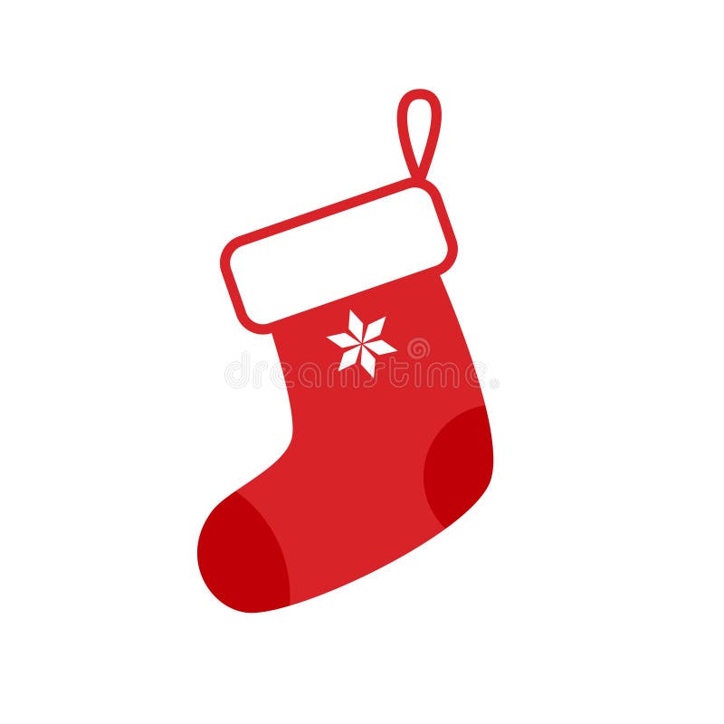 Vector Illustration of Red Socks Hanging Diagonally Stock Vector ...