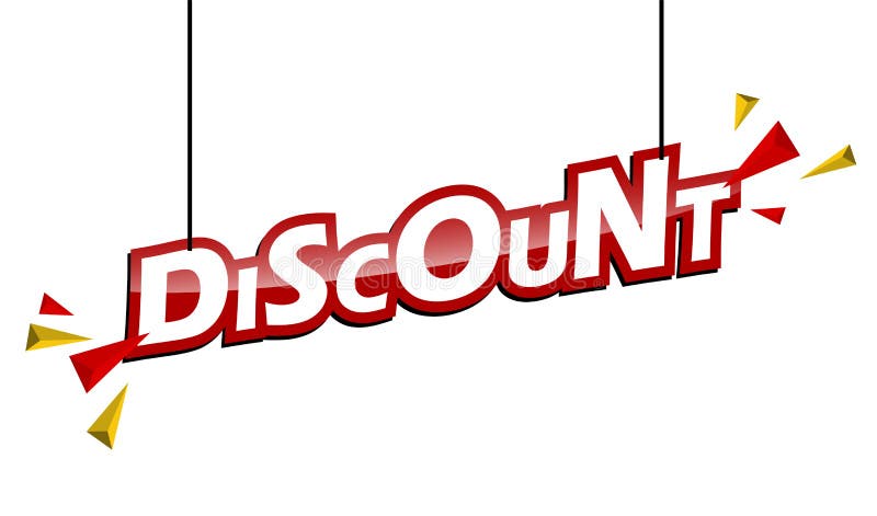 Red and Yellow Tag Discount Stock Vector - Illustration of commerce ...