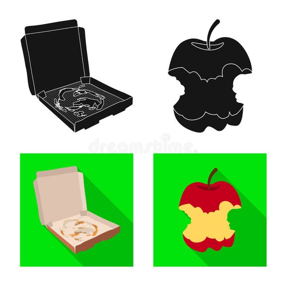 Vector Illustration of Refuse and Junk Logo. Set of Refuse and Waste ...