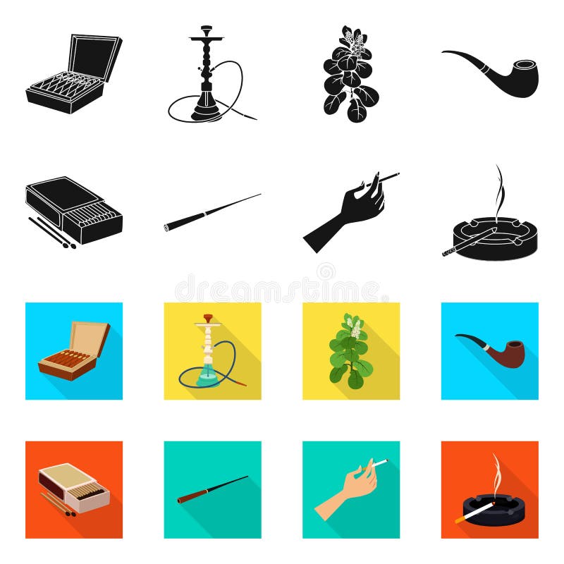 Vector Illustration of Refuse and Stop Logo. Set of Refuse and Habit ...