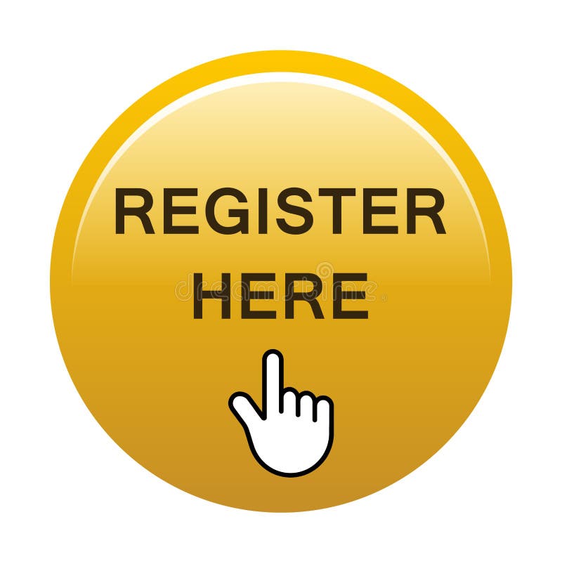 Register here button stock vector. Illustration of computer - 128696984
