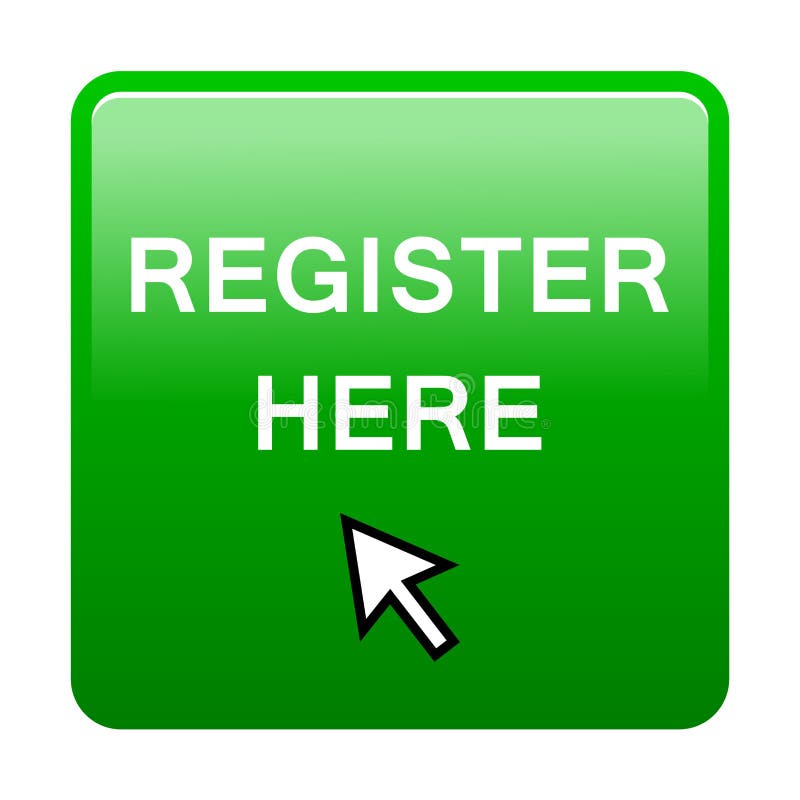 Register here button stock vector. Illustration of button - 128696950