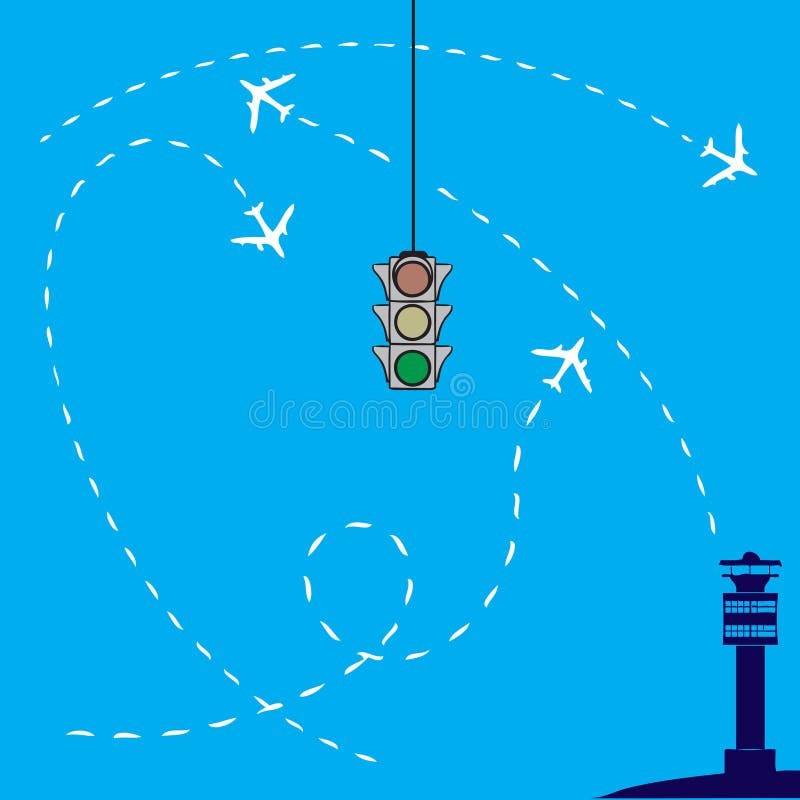 Air Traffic Control Cartoon Stock Illustrations – 424 Air Traffic ...
