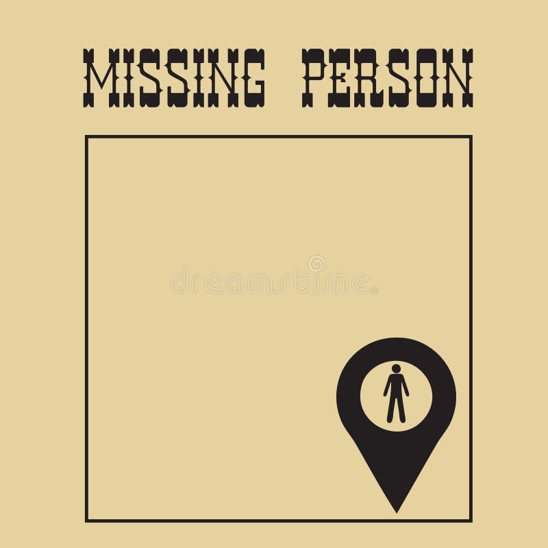 Missing Person Poster Stock Illustrations – 308 Missing Person Poster ...