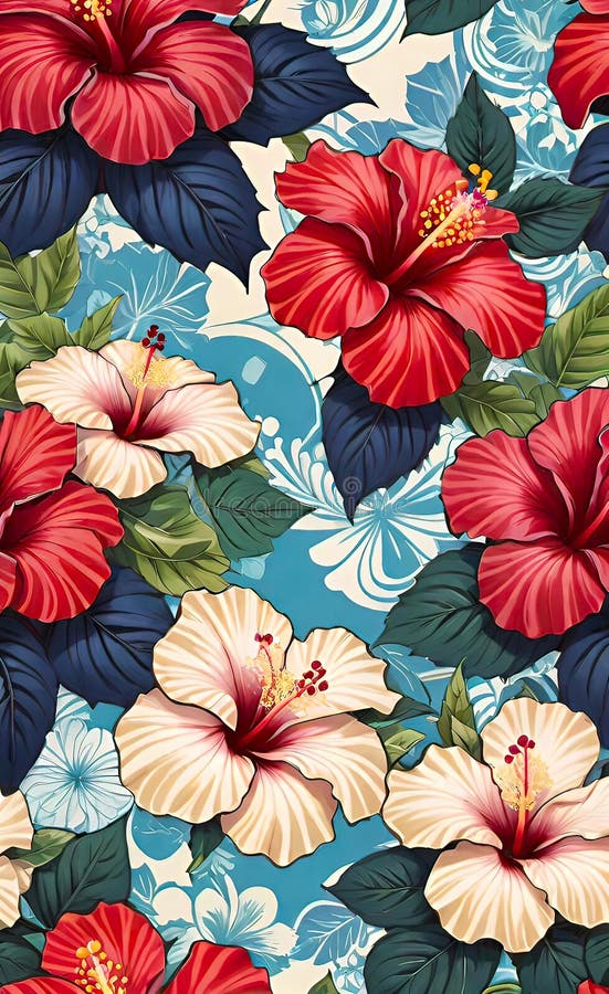 Vector Illustration, Repeating Wallpaper Pattern, Seamless Pattern of ...