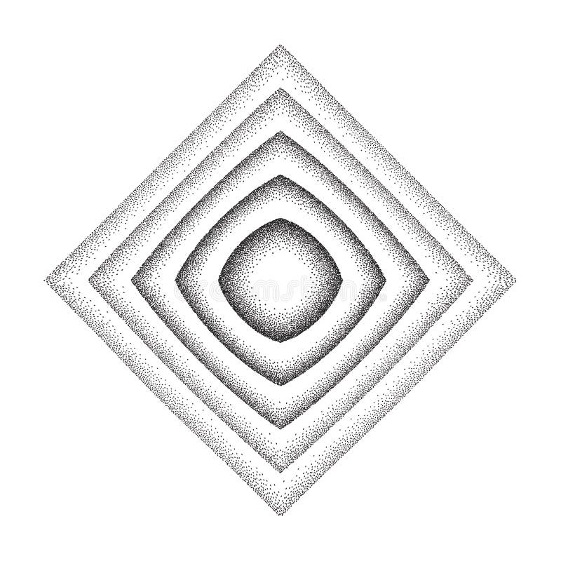 Vector Illustration of Rhombus Shape Background Stock Vector ...