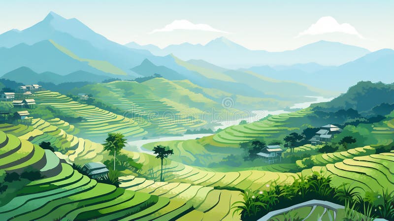 Terraces Vector Stock Illustrations – 389 Terraces Vector Stock ...