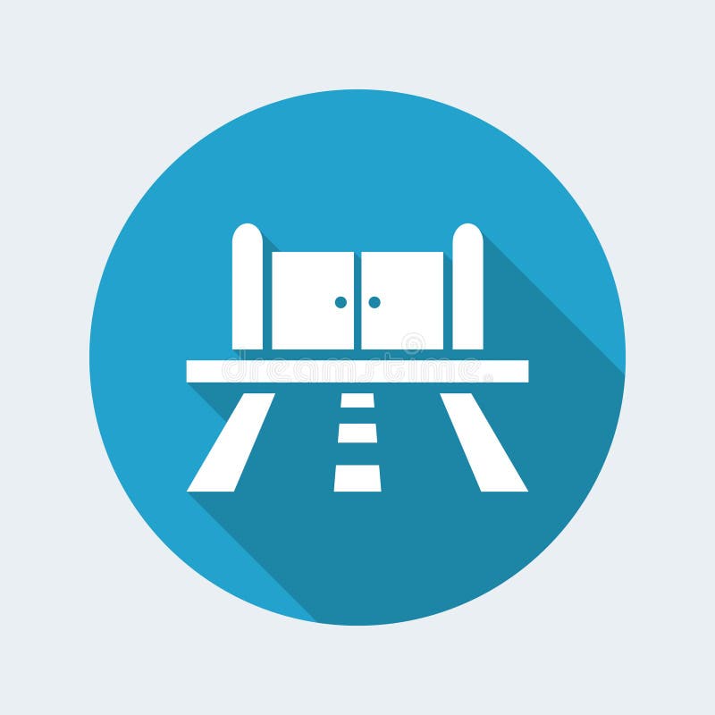 Gate car icon stock vector. Illustration of road, drive - 96395073
