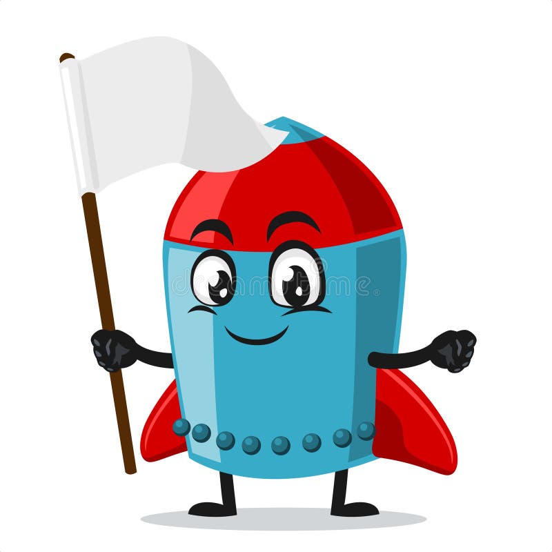 Vector Illustration of Rocket Character or Mascot Stock Image ...