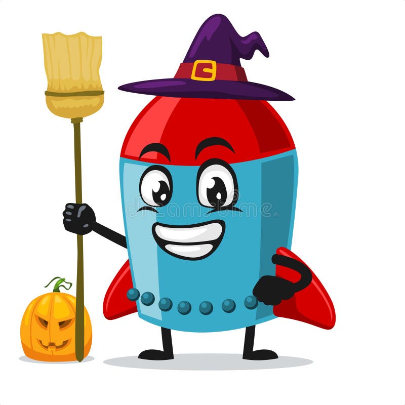 Vector Illustration of Rocket Character or Mascot Stock Photo ...